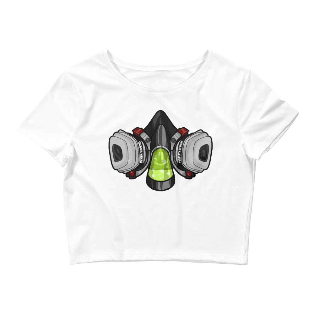 Urban Ninja "MASK ON" Women’s Crop Tee – Urban Ninja Clothing